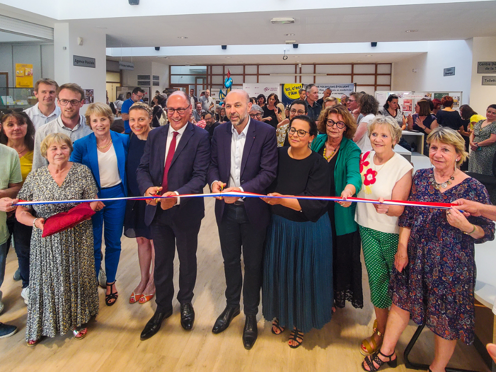 Inauguration du centre départemental de solidarité Croix-Blanche et du ...